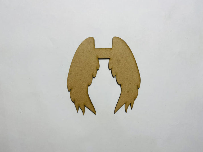 Laser Cut Angel Wings Shape Angel Wings Cutout 76mm high – Buzz Wood ...