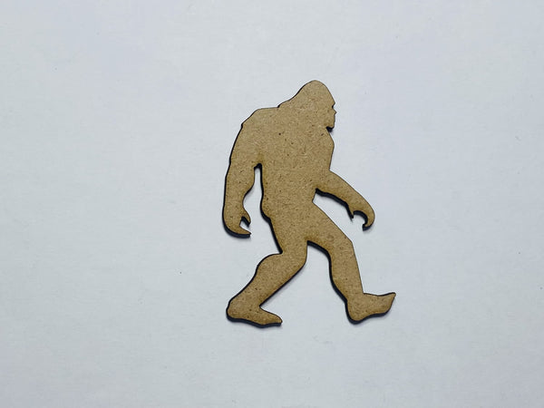 Laser Cut Wood Bigfoot Cutout 76mm high – Buzz Wood Creations(Pty)ltd