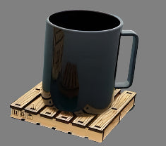 Pallet coasters sold per each 100x100 (melamine) – Buzz Wood Creations ...