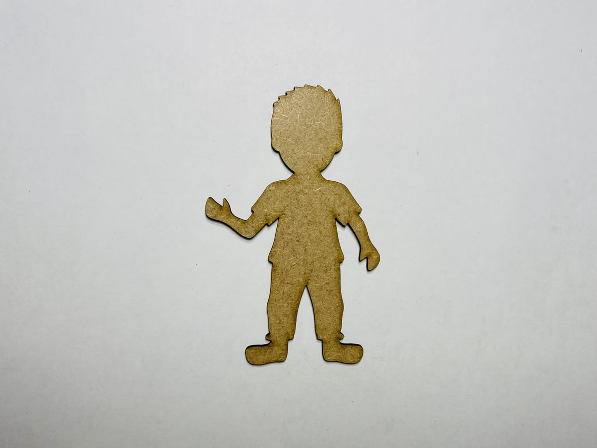 Laser Cut Wood Boy Cutout 76mm – Buzz Wood Creations(Pty)ltd